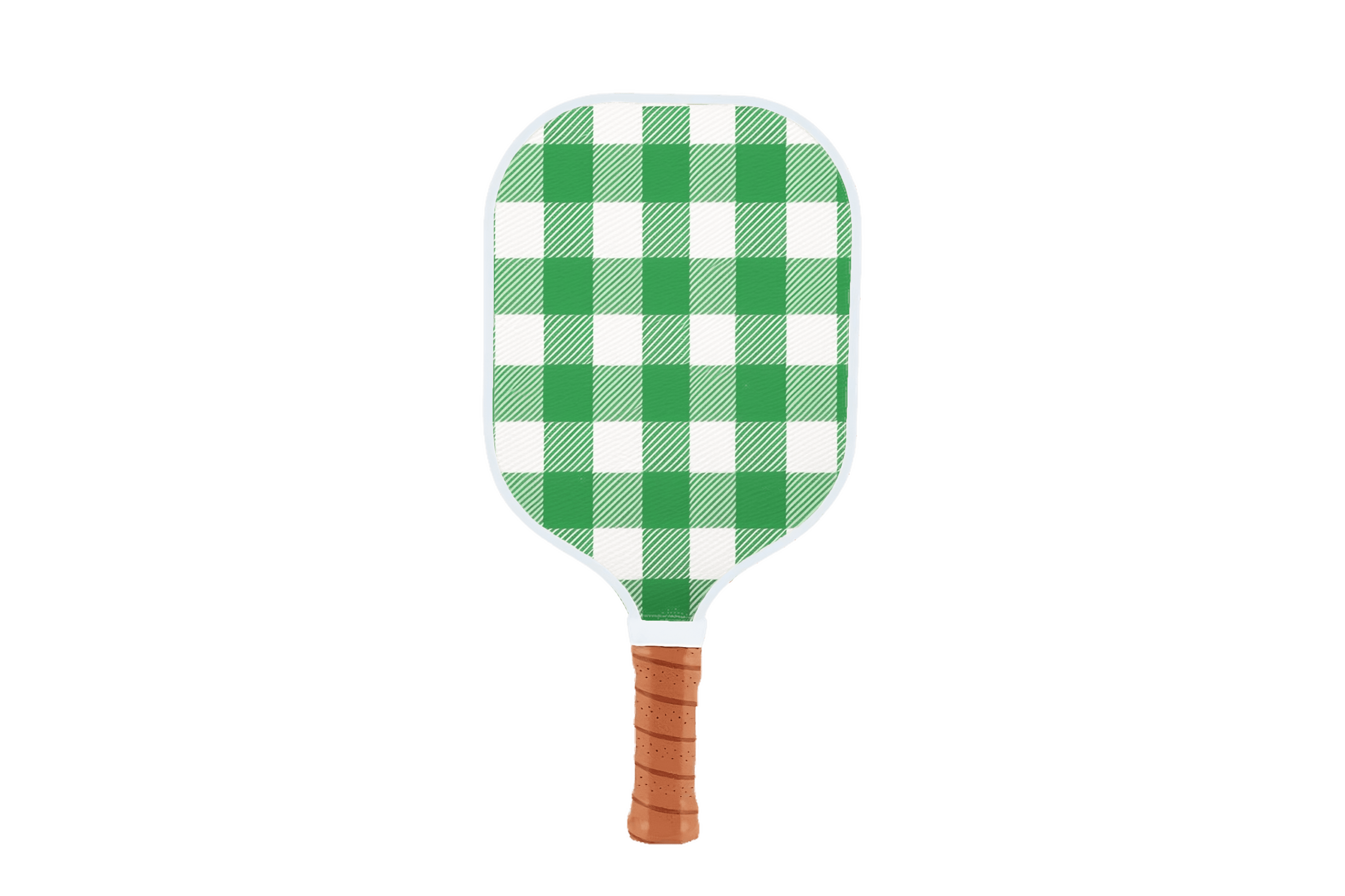 Modern Green Checkers– Cloud Pickleball